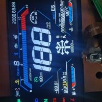 China Customized Segmented VALCD Liquid Crystal Display for Electric Vehicles and Motorcycles' Instrument Panels for sale