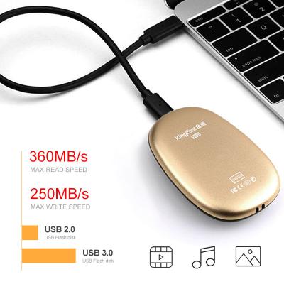 China Kingfast 128gb - 1tb SSD External Hard Drive USB 3.0 For PC / Mac for sale