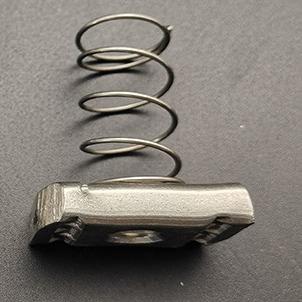 China Stainless Steel Spring M8 Channel Nuts EN10142 EN 1461 Unistrut Channel Nut for sale