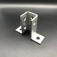 China Pregalvanized Strut Fitting Stainless Steel Custom Design Perforated Channel Fitting for sale