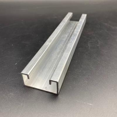 China Aluminum C Profile 41x21 Solar Mount Strut Channel Rail for sale