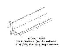 China 41x41 Electrical Galvanized Perforated Strut Angle Channel Rail for sale