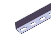 China 41x41 Electrical Galvanized Perforated Strut Angle Channel Rail for sale