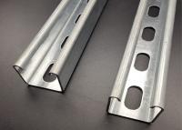 China Zinc Plated 41x41 41x21 Slotted Plain Custom HDG Unistrut Channel for sale