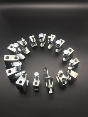 China Custom All Size Zinc Plated M8 M12 Flat Tapered Beam Clamp for Threaded Rod for sale