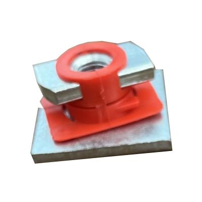 China Spring nut & washer combo Galvanized Steel m6 m8 Channel Nut with washer for sale