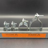 China Hot Dip Galvanized 1-1/4'' 1/2'' Strut Pipe Clamps for sale