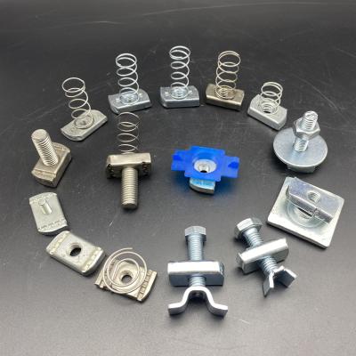 China Hot Dip Galvanized 3/8'' -16'' Unistrut Channel Spring Nuts for sale