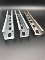 China Metal Steel Slotted 1 58x1 58 3m 6m Unistrut Strut Channels for sale