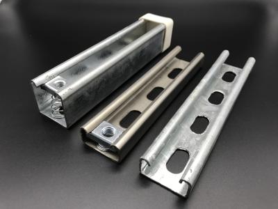 China Stainless Steel 304 Slotted Plain 41x41 41x62 Unistrut Channel for sale