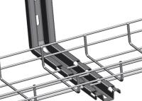 China High Quality Outdoor Custom Zinc Plated Wire Mesh Cable Tray for sale