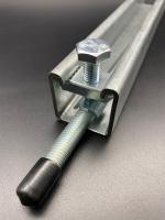 China Pregalvanized m10 m12 Custom V threaded Vertical Rod Stiffener for sale