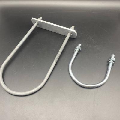 China Carbon Steel U Bolt Galvanized Zinc Bend U Bolt for sale