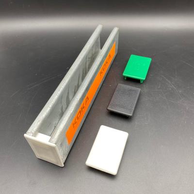 China Hot Selling Plastic Custom Different Color Strut End Caps for sale