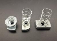 China Strut Accessories Hot Dip Galvanized m6 m10 Unistrut Channel Spring Nuts for sale