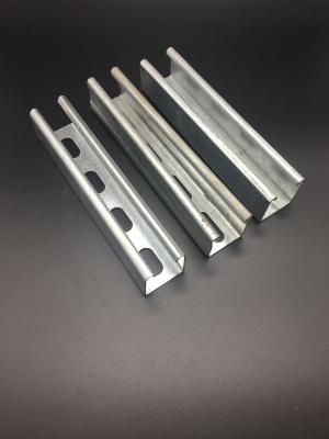 China High Strength 41x62 41x41 3m 6m Slotted Plain Unistrut Channel for sale