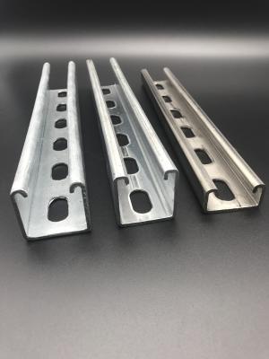 China Manufacturer Stainless Steel 304 316 Unistrut Slotted Channel Rail for sale
