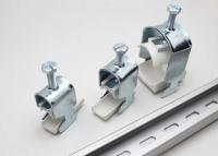 China Zinc Plated Pipe Fitting Clamps Single One Piece Assembled Strut Channel Cable Clamps for sale