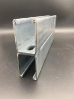 China 41x62 41x124 Custom Size Galvanized Steel Perforated Double Strut Channel for sale
