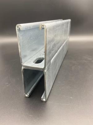 China 41x62 41x124 Custom Size Galvanized Steel Perforated Double Strut Channel for sale