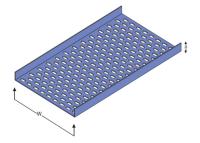 China Hot Selling Electrical Galvanized 1.2mm Thickness Custom Slotted Cable Tray for sale