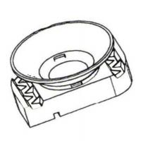 China 304 316 Stainless Steel m6 m8 m10 White Plastic Cone Nuts for sale