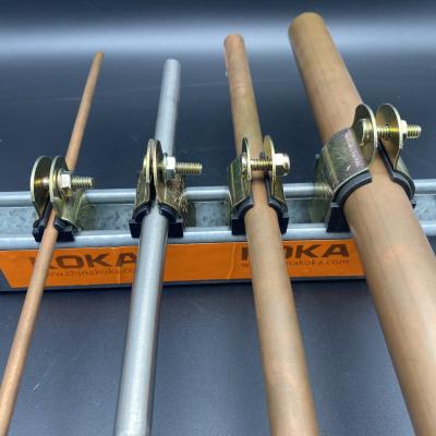 China Heavy Duty Insulated 3/4'' Galvanized Steel Unistrut Cushion Clamps for sale