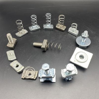 China Customized Size Electrical Zinc Unistrut Channel Spring Nuts for sale