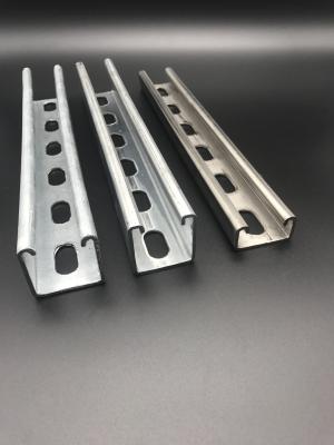 China Hot Selling Metal Steel Solid Slotted 1 58x1 58 Unistrut Strut Channel for sale