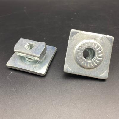 China Custom Hot Dipped Galvanized M10 Channel Combo Spring Nut with washer for sale