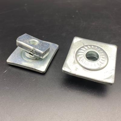 China Factory Electrical Galvanized m6 m8 Combo Spring Nuts Washer for sale