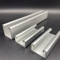China Aluminum Strut Channel 41x41 41x21 Aluminum C Profile Rail for sale