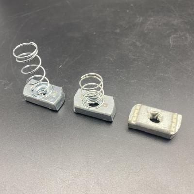 China Customized m8 Long Spring Channel spring nut for sale