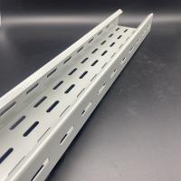 China Construction Material 2400x250x1.5mm Steel Slotted Powder Coated Cable Trays for sale
