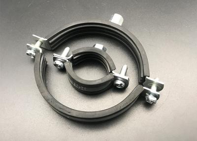 China Heavy Duty 8inch Galvanized Steel EPDM Pipe Cushion Clamps for sale