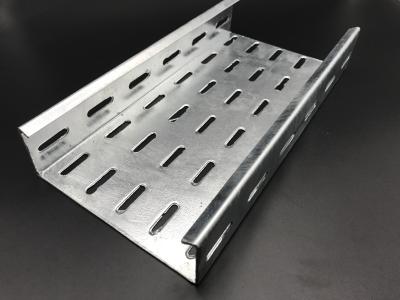 China Custom Metal Steel 2400x400x1.2mm Perforated Cable Trays for sale