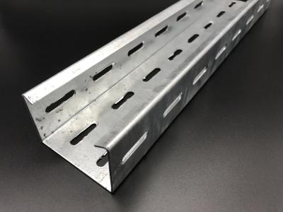 China Heavy Duty Hot Dip Galvanized 2400x500x4mm Slotted Cable Tray for sale