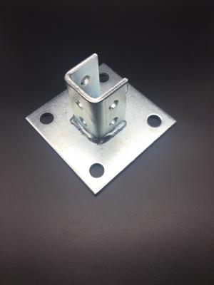 China Cast Iron Slotted Channel Fitting Post Base for sale