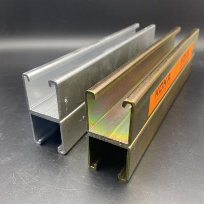 China Zinc Plated Custom HDG Spot Welding Back to Back Unistrut Channel for sale