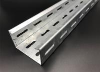 China Heavy Duty Pre-galvanized Slotted Cable Tray 50 x 250x 3000mm for sale