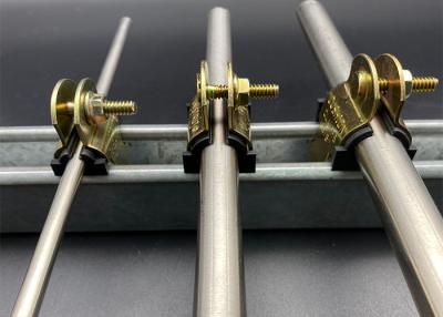 China Zinc Plated TPE ZSI cushion clamp for OD size tube pipe for sale