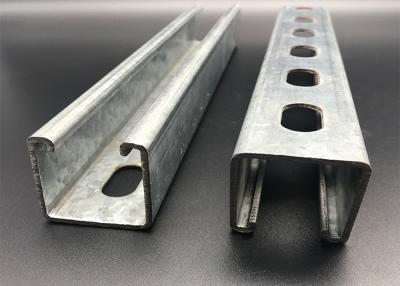 China Manufacturer Zinc Plated Custom Length Slotted Plain Unistrut Channel for sale