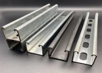 China High Strength 1-5/8'' Slotted Plain Electrical Galvanized Unistrut Channel for sale