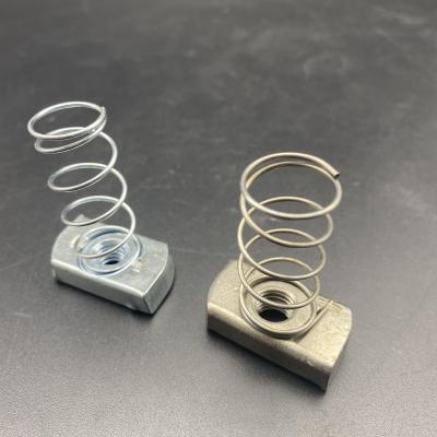 China ss304 ss316 Custom Finish Unistrut Spring Nuts for sale
