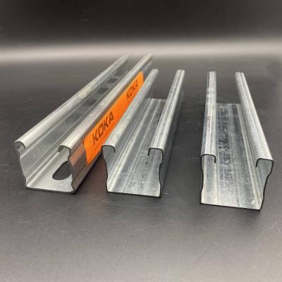 China Wholesale Stainless Steel 304 316 41x41 41x21 Strut Channel with Stiffener for sale