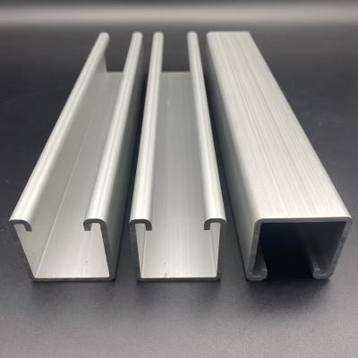 China Strut Channel C Shape Solid Aluminum Profile 41x41 41x21 for sale