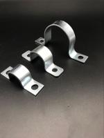 China Universal Electrical Galvanized 3/4'' Saddle Clamps for sale