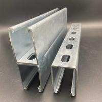 China Factory Zinc Plated Galvanized Steel 41x124 Double Unistrut Channel for sale