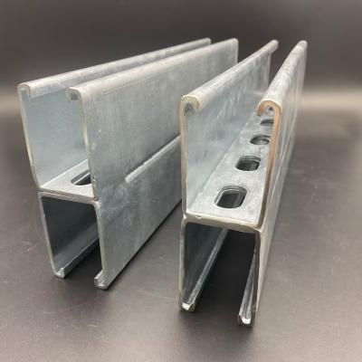 China Carbon Steel 41x82 Zinc Plated Unistrut Strut Channel for sale