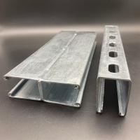 China Heavy Duty Double Unistrut Channel 41x124 Zinc Plated Back to Back Strut Channel for sale